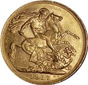 1917 Gold Sovereign London - Coin Parade