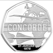 2026 Concorde Silver 50p Proof - Coin Parade