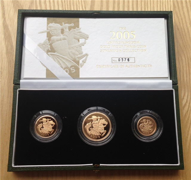 2005 Gold 3-Coin Sovereign Set - Knowledge Base - Guides & Info : MJ ...