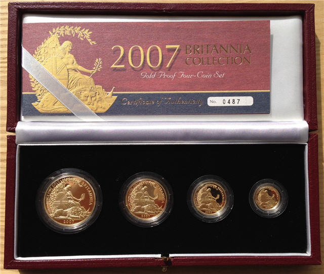 2007 Gold Britannia Proof 4-Coin Set - Knowledge Base - Guides & Info ...