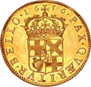 1656 Gold Broad (20 shillings) - Oliver Cromwell - Coin Parade