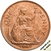 1967 Penny - Elizabeth II - Coin Parade