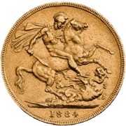 1884 Gold Sovereign - London - Victoria - Coin Parade