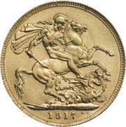 1917 Gold Sovereign Perth - Coin Parade