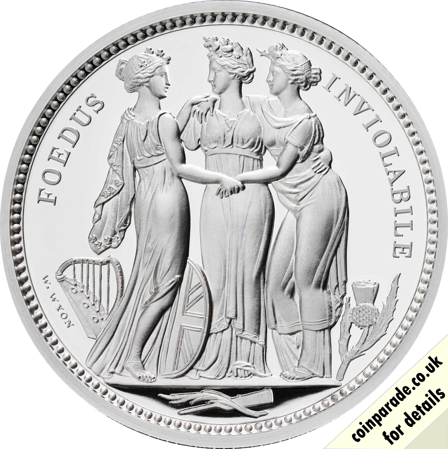 2020 UK Three Graces Two-Ounce Silver Proof - Coin Parade