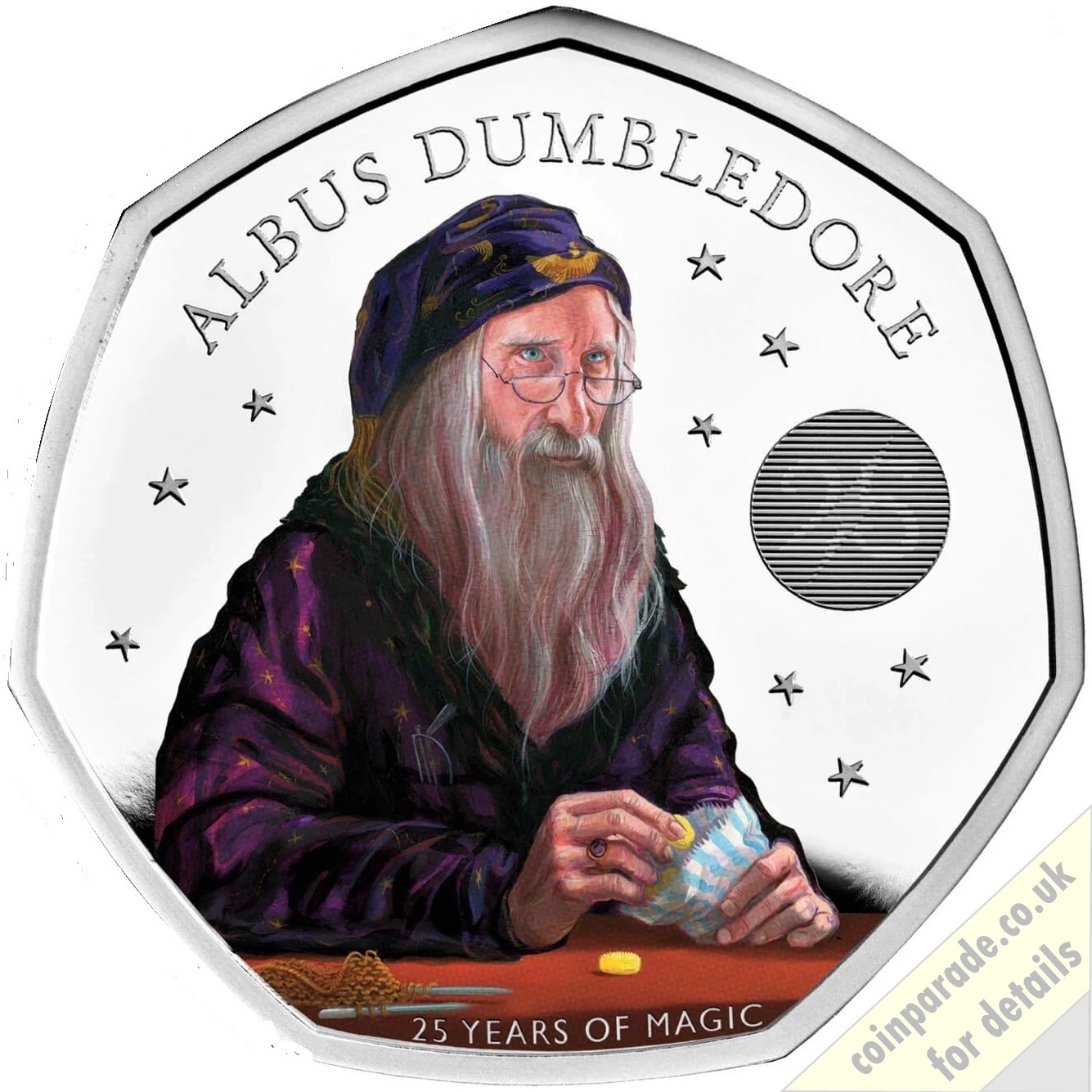 2023 Albus Dumbledore Silver 50p Proof - Coin Parade